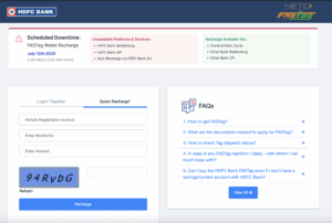 HDFC Bank FASTag and How to Guides & Customer Support