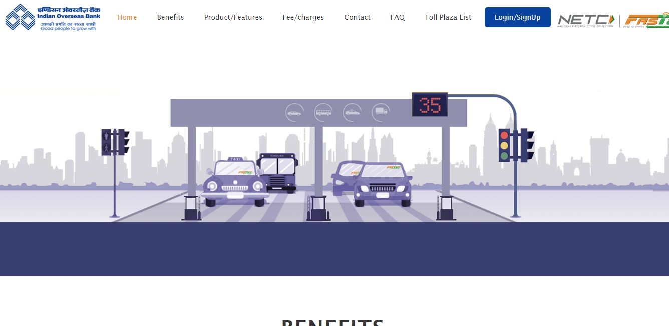 Indian Overseas Bank FASTag - FASTag.net Information Portal